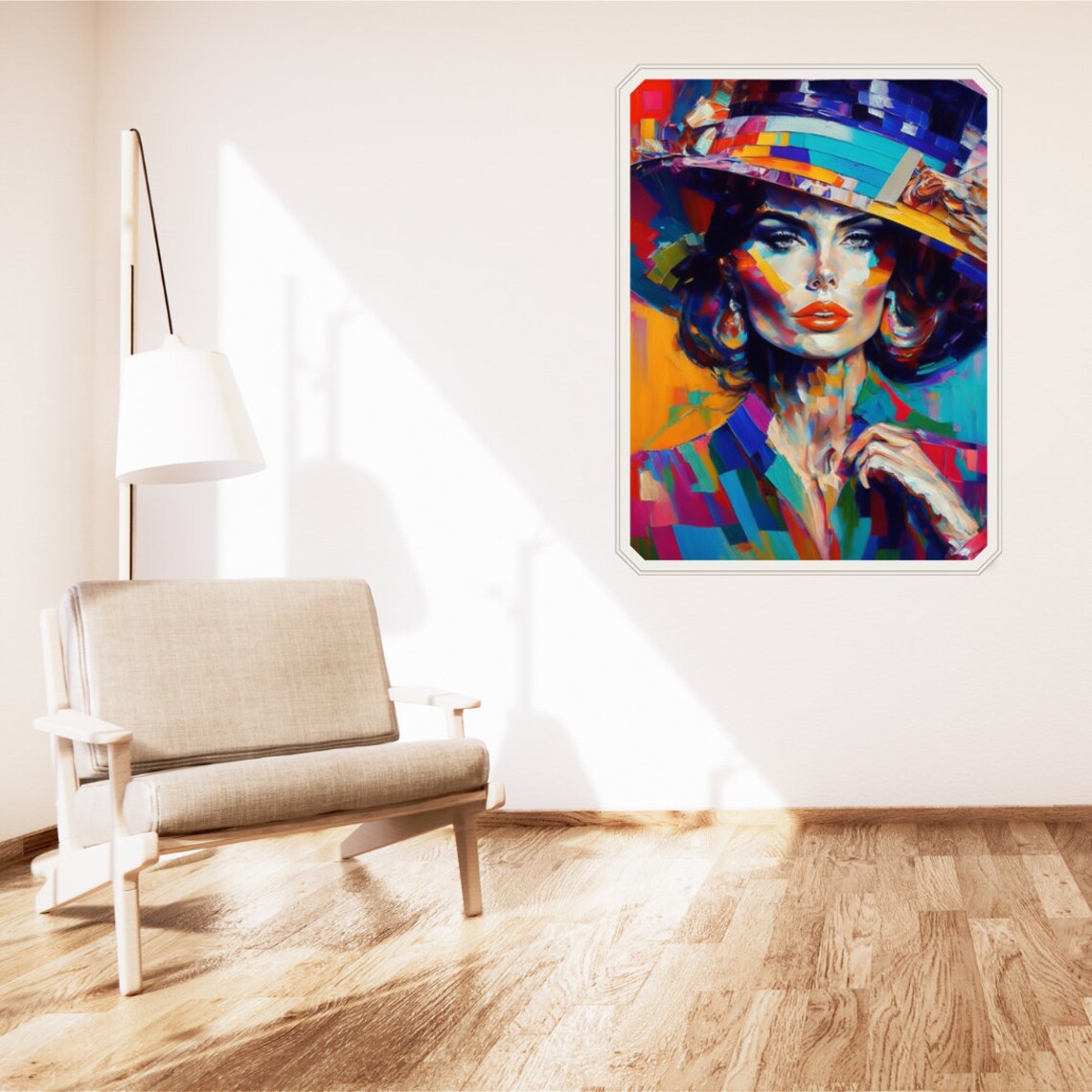Fashion Woman, AI Art, Wall Art, AI Generated Art, Digital Art Print ...