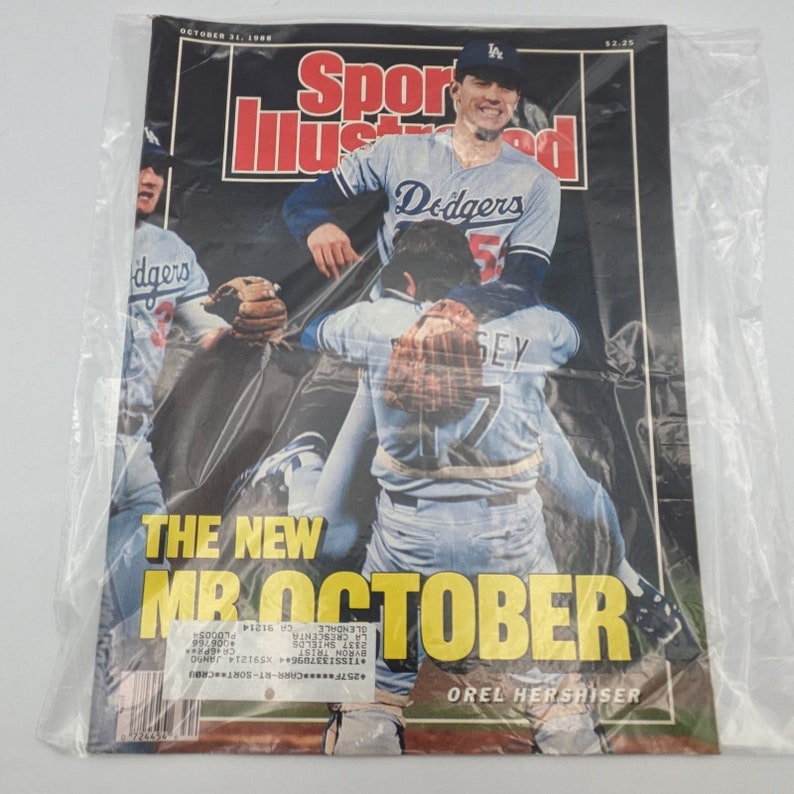Vtg Sports Illustrated Oct 31 1988 Orel Hershiser Los Angeles LA ...
