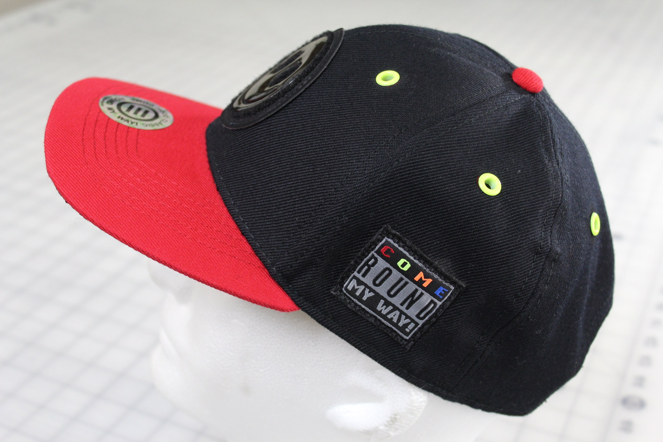 E-D Brotherhood Happy Face Baseball Cap flat Visor W. - Etsy