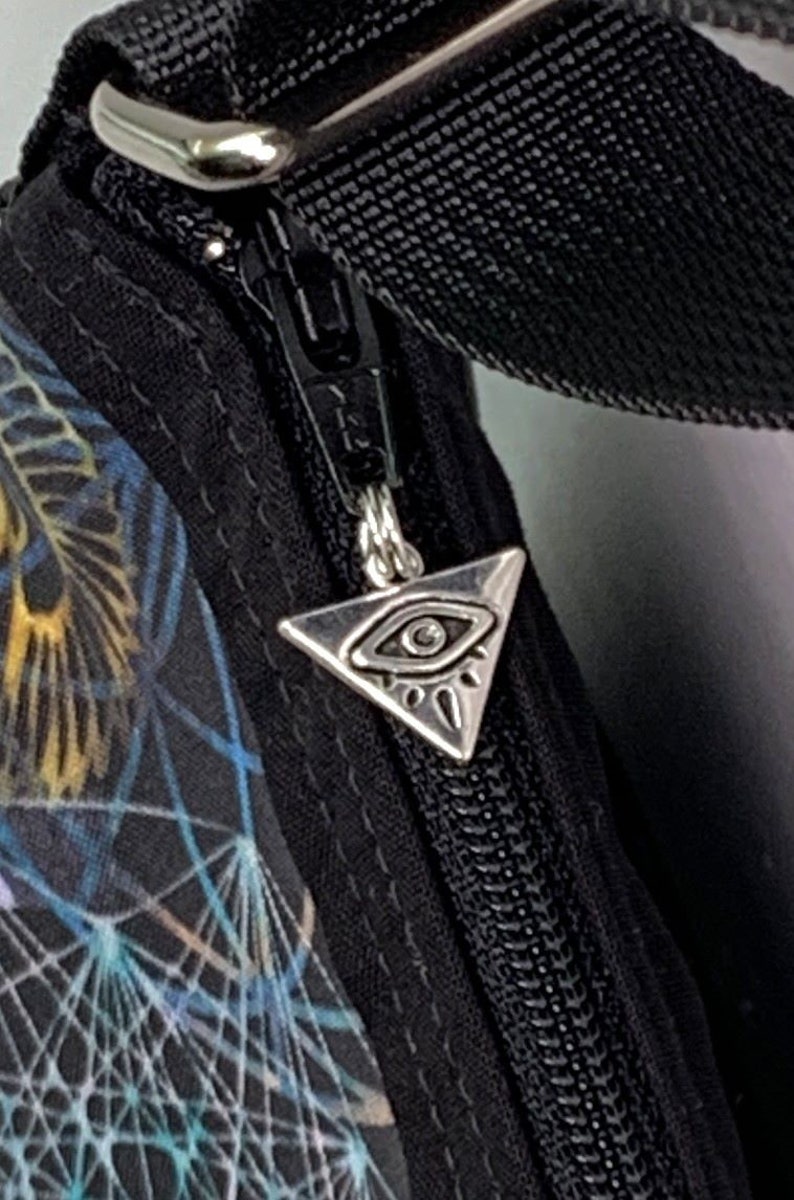 Egyptian Ankh Eye of Horus SACRED GEOMETRY Crossbody Shoulder Bag W ...