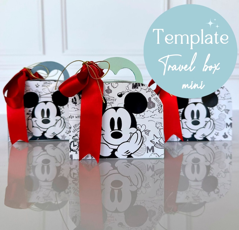 Travel Box Mini Template - Etsy