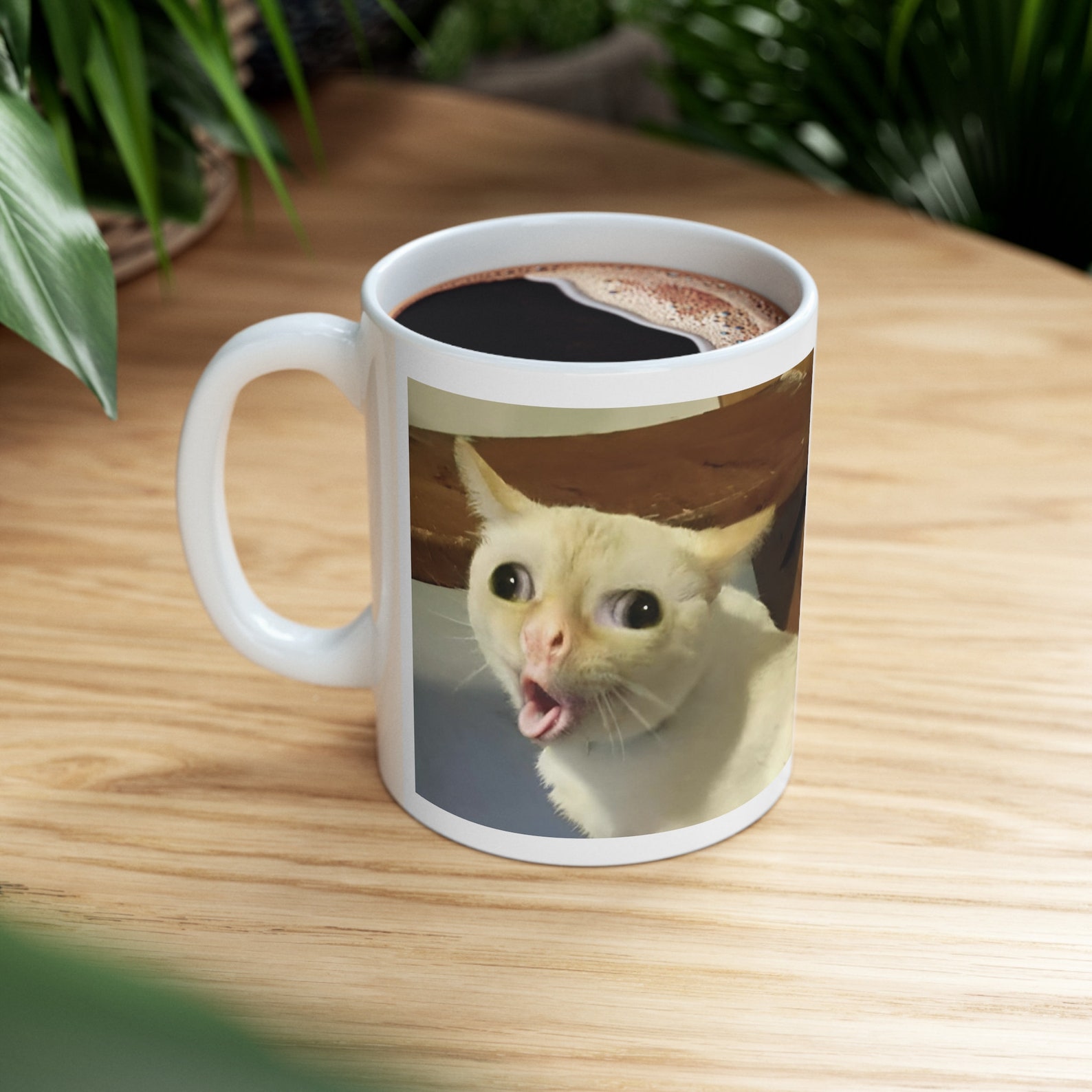 Coughing Cat Meme Mug, Meme Coffee Mug, Funny Mugs, Funny Coffee Mug ...