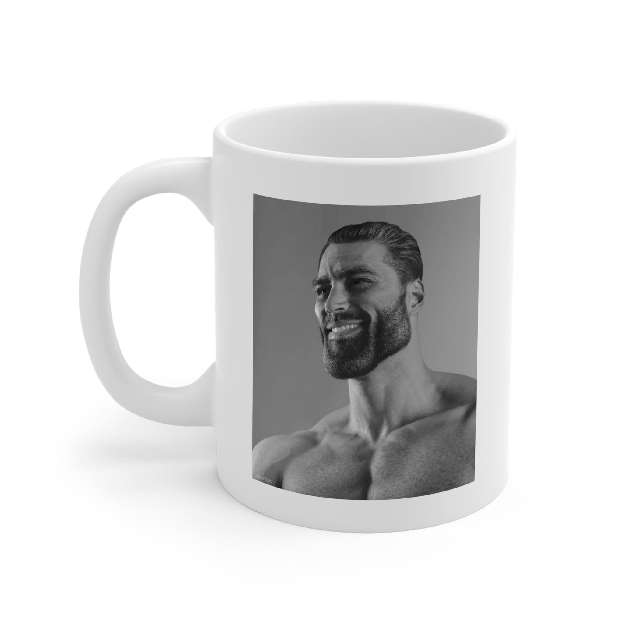 Giga Chad Meme Mug, Meme Coffee Mug, Funny Mugs, Funny Mug, Funny Gift ...