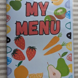 PECS Printable Menu With Swappable Items - Customizable - Instant ...