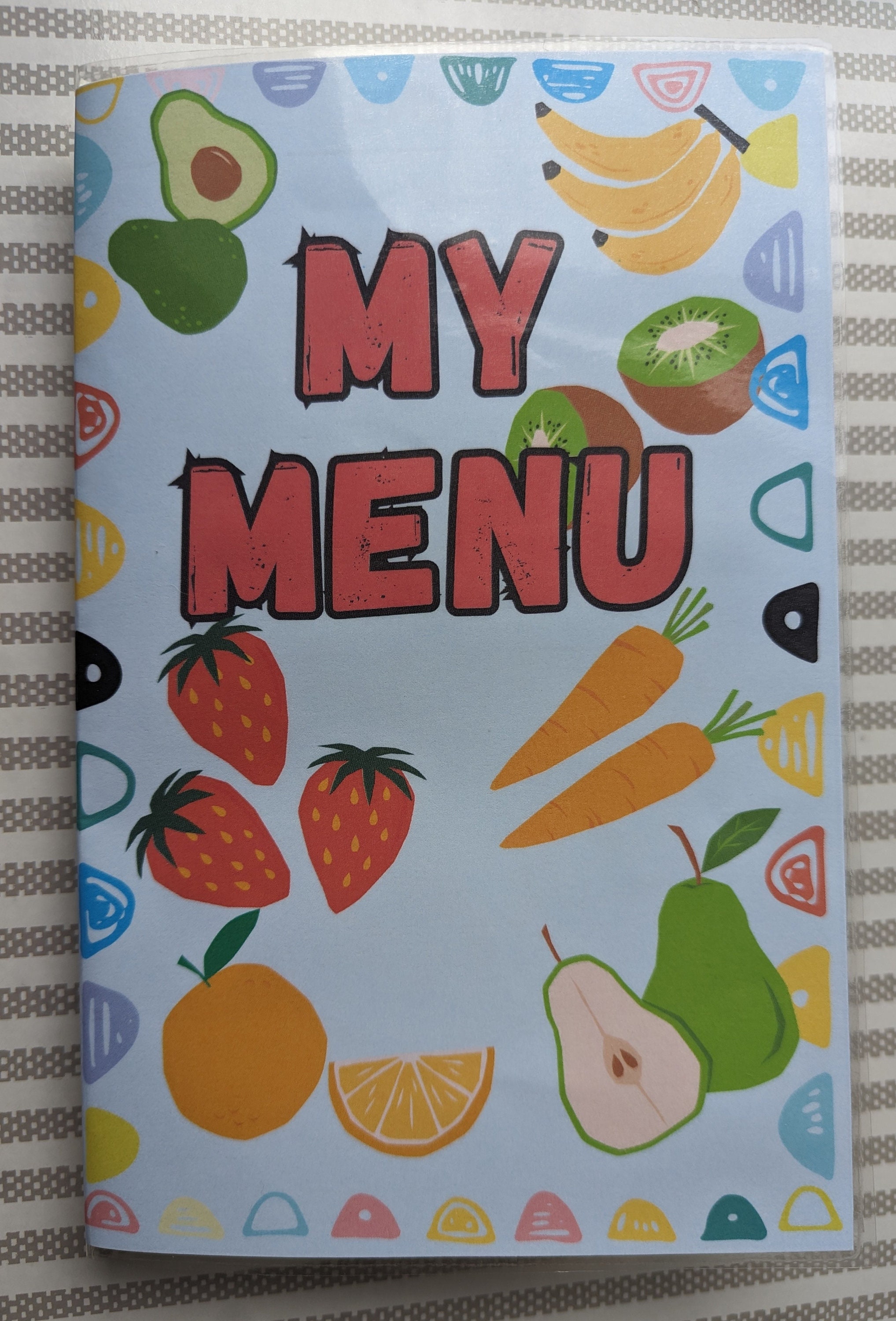 PECS Printable Menu With Swappable Items - Customizable - Instant ...