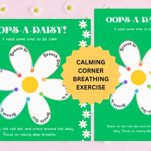 Oops-a-daisy Breathing Exercise Instant Download Printable Poster ...