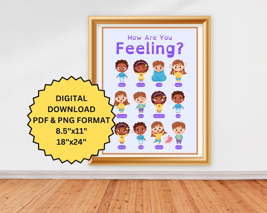 How Are You Feeling? Children's Emotions Poster for Calming Corners ...