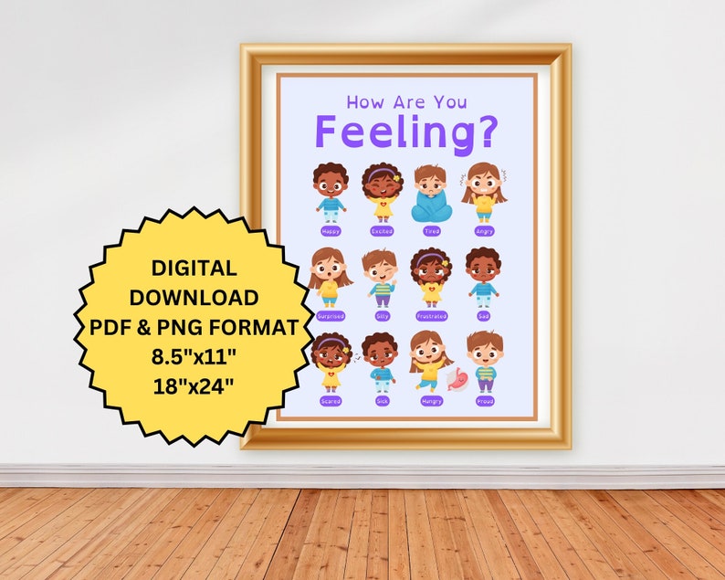 How Are You Feeling? Children's Emotions Poster for Calming Corners ...