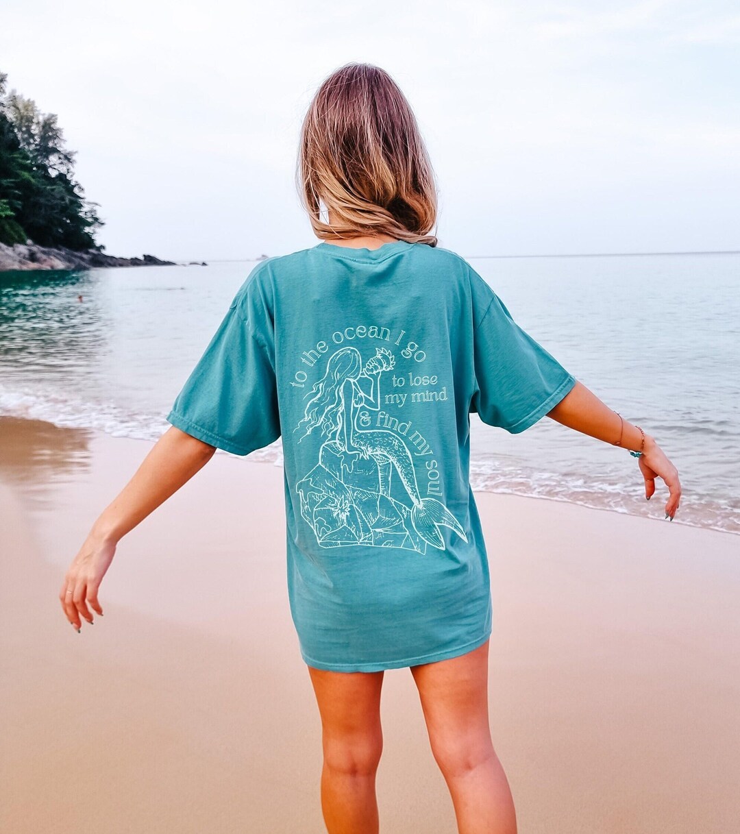 Siren Shirt Mermaidcore Mermaid Shirt Women Mermaid Top Mermaid Core ...