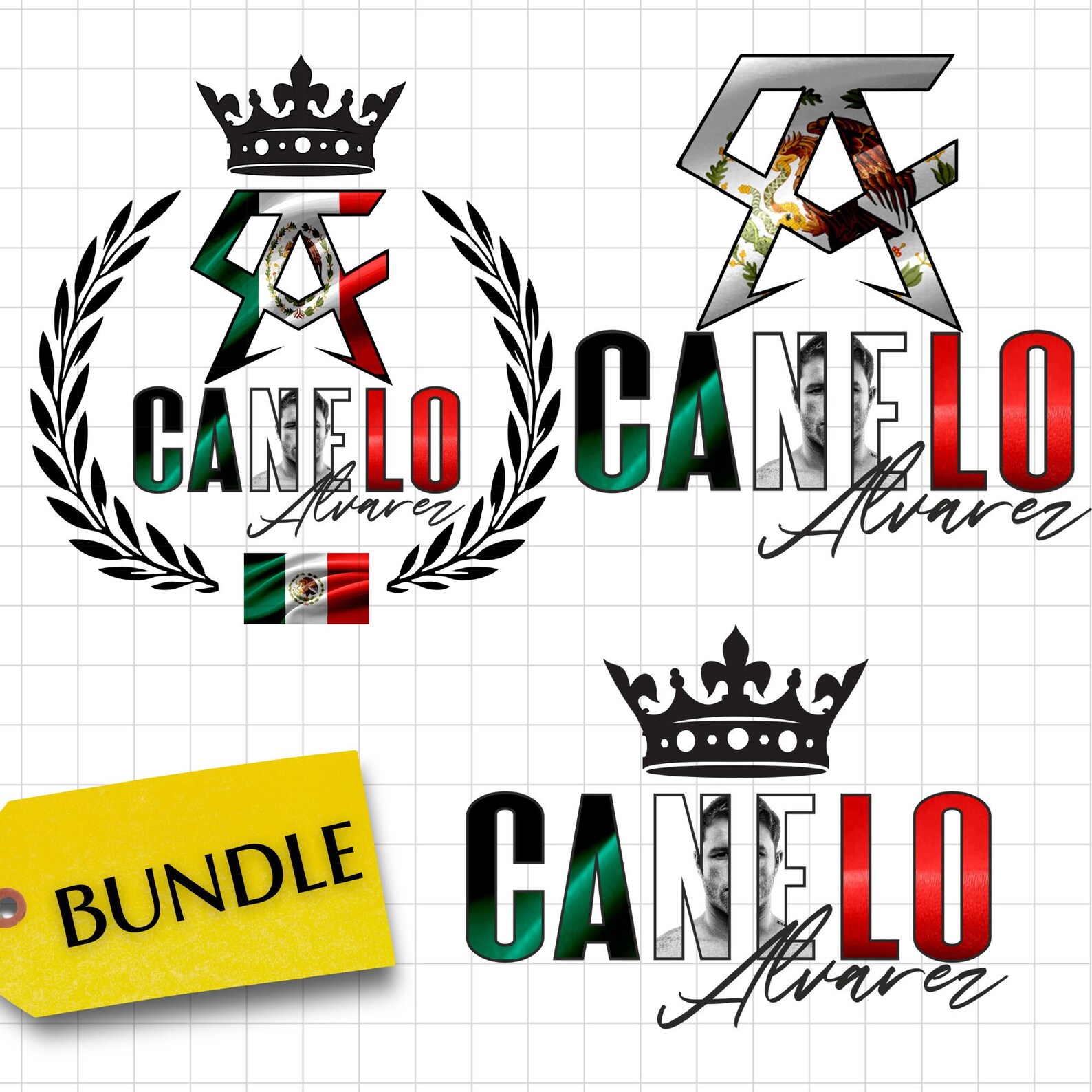 Canelo Alvarez Png Bundle,3 Designs in One Sublimation Png, Canelo ...