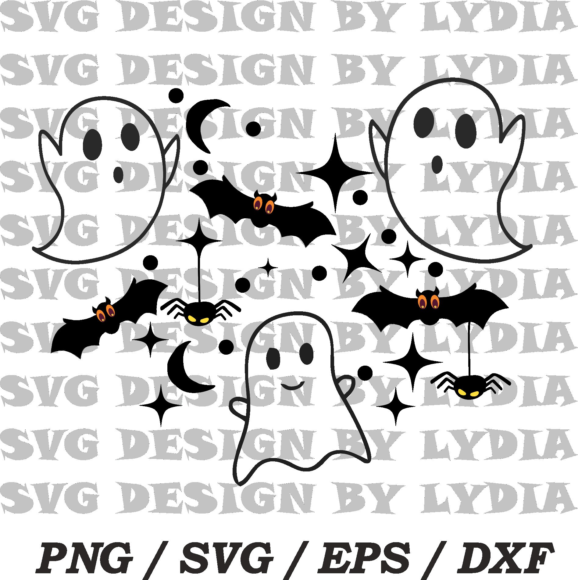 Halloween Character SVG, Horror Character Ghost SVG, Cute Horror ...