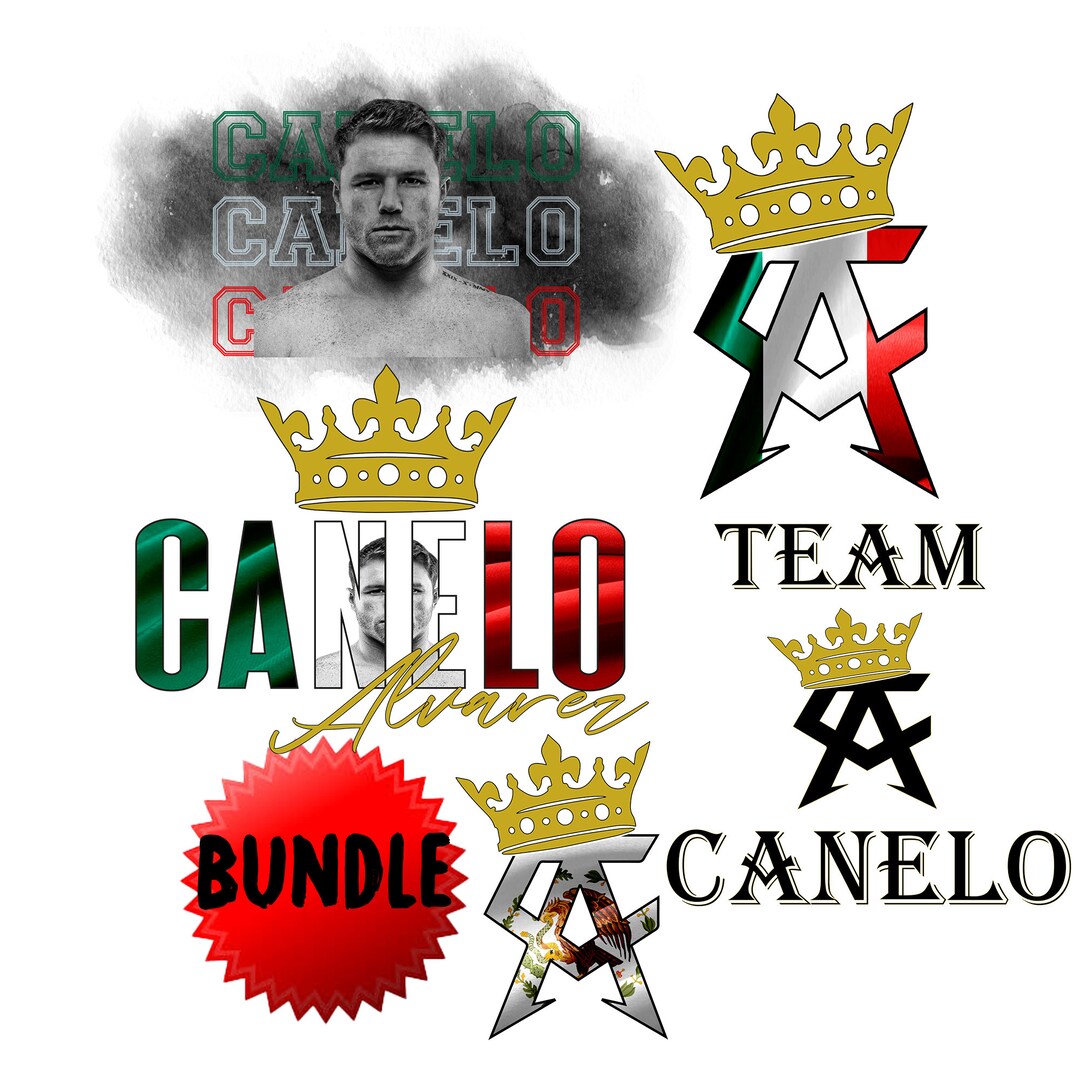 Canelo Alvarez Png Bundle,5 Designs in One Sublimation Png, Canelo ...