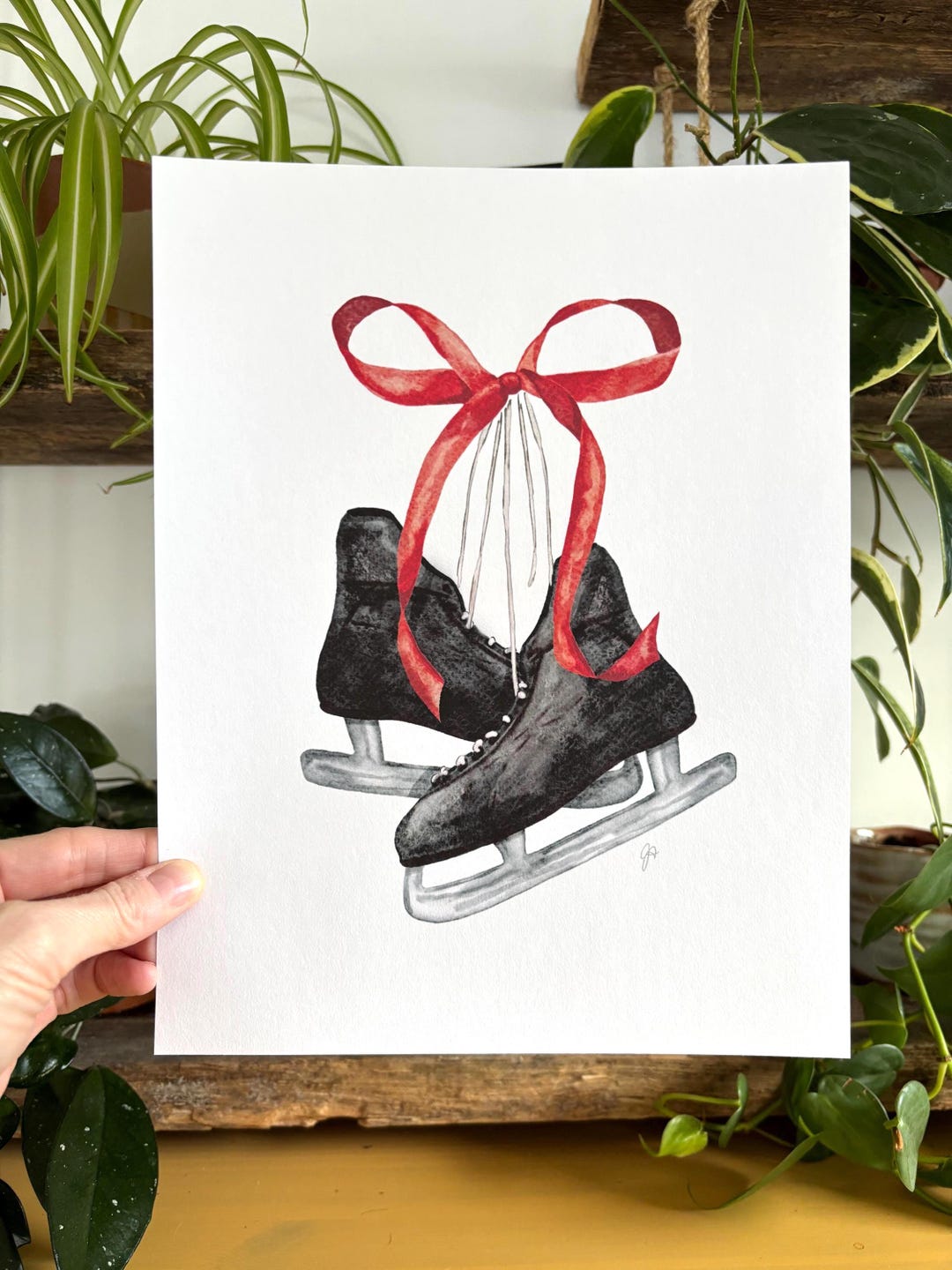 Hockey Skates Wall Art – Modern Farmhouse Rustic Winter Home Decor - Etsy