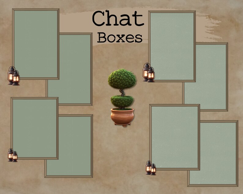 Cottage Twitch Overlay Package Rustic Animated Stream Graphics, Digital ...