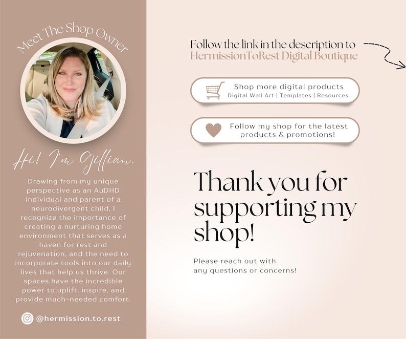 Neurodivergent Student Profile: IEP Prep, Editable Canva Template ...