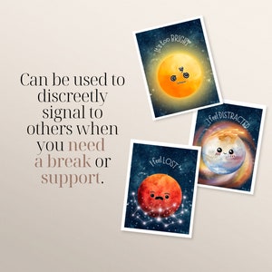 Space Themed Communication Cards Set for Autism and ADHD - 126 Cards ...