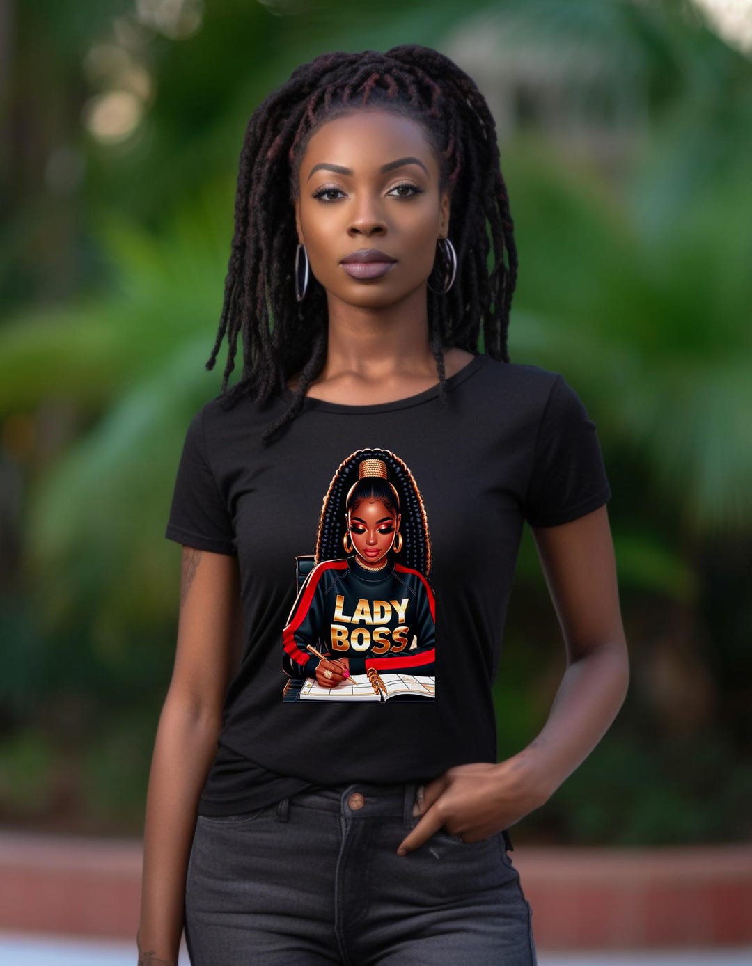 Boss Lady Tee, Powerful Black Woman T-shirt - Etsy
