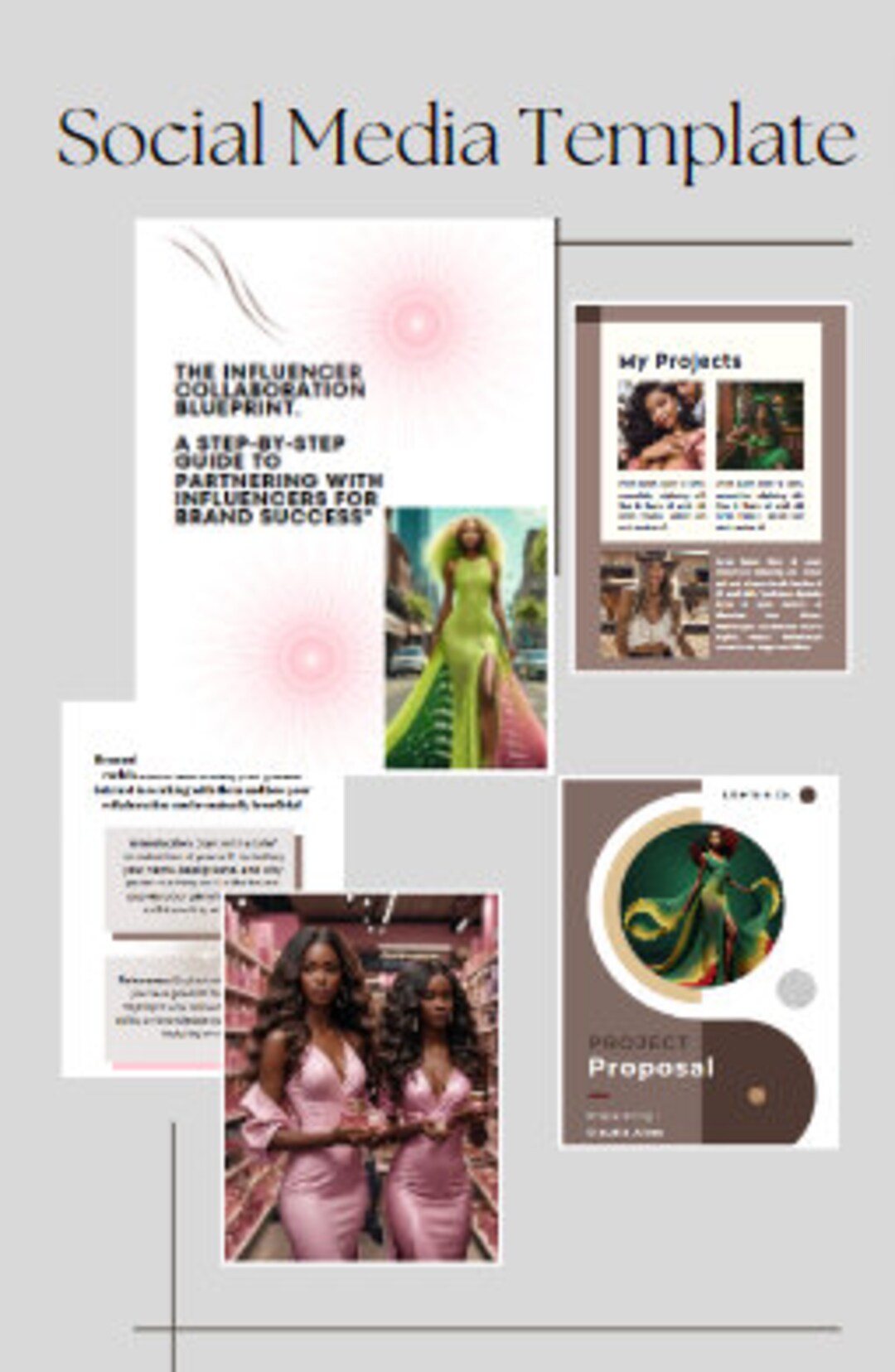 Social Media Influencer Kit/workbook - Etsy