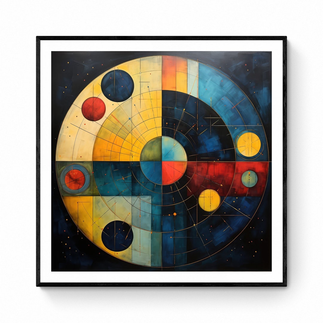 Celestial Shapes Digital Download Abstract Dining Room - Etsy