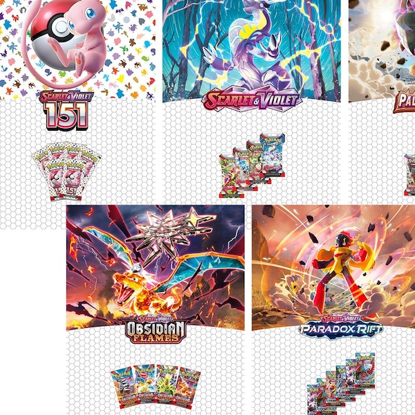 Scarlet and Violet Binder - Etsy