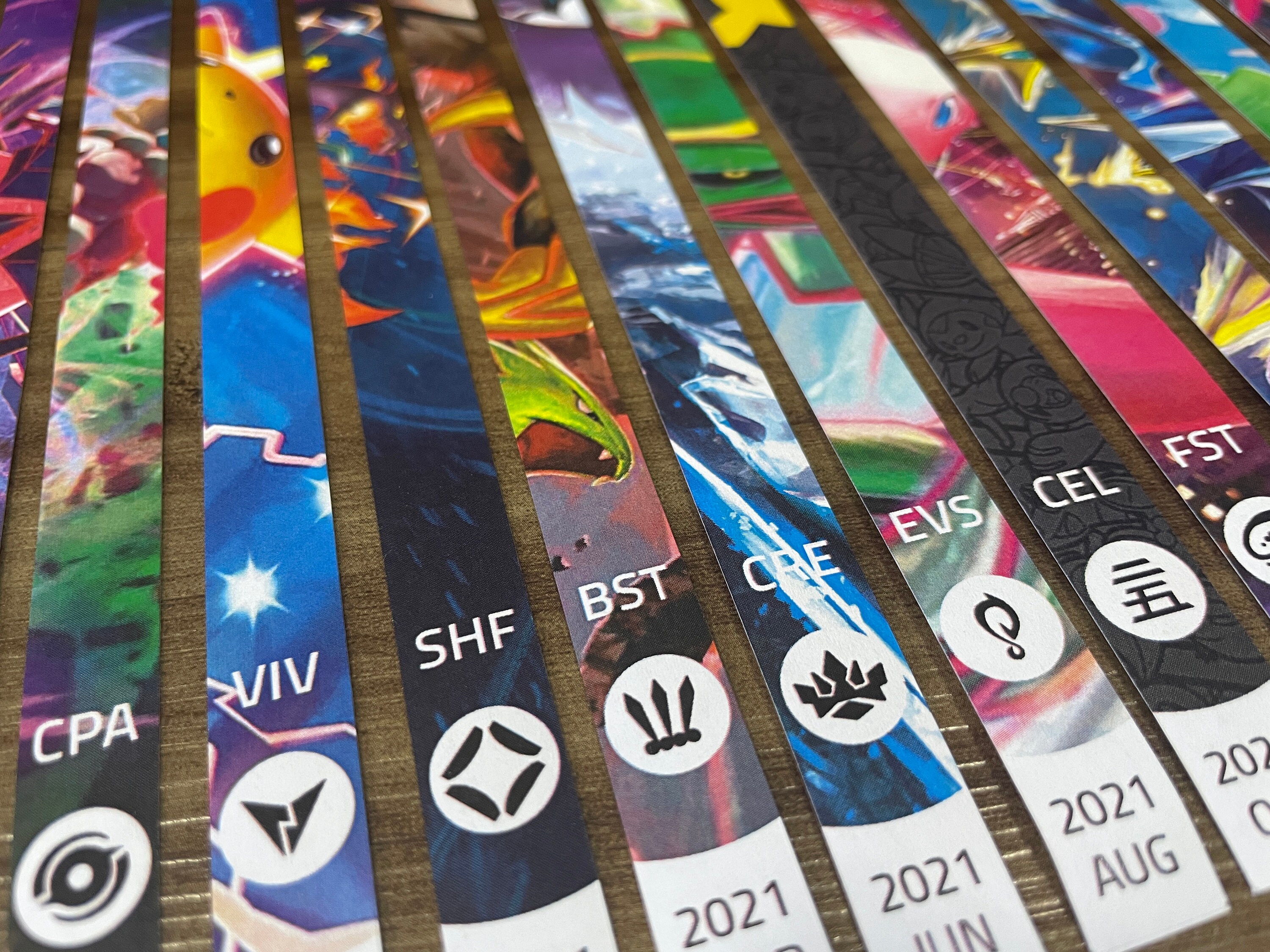 Sword & Shield (SWSH) Pokemon TCG: Binder Spines for Every Set ...