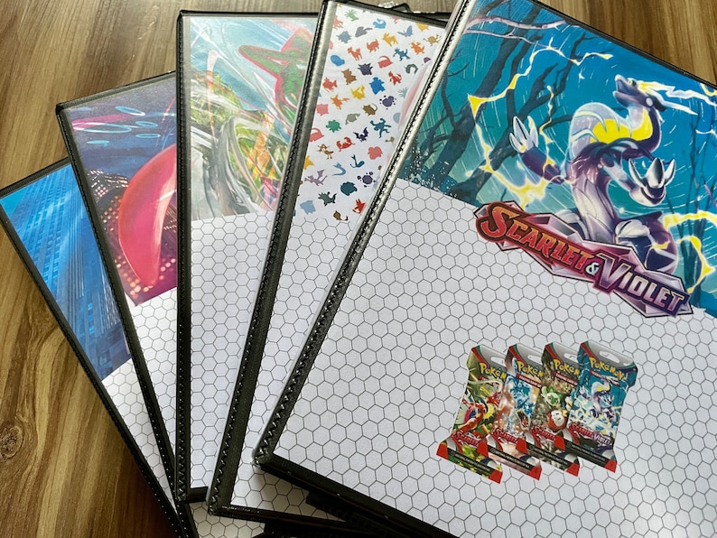 Covers for ALL Scarlet & Violet (SV) Pokemon TCG Sets: Inc Black Bolt ...