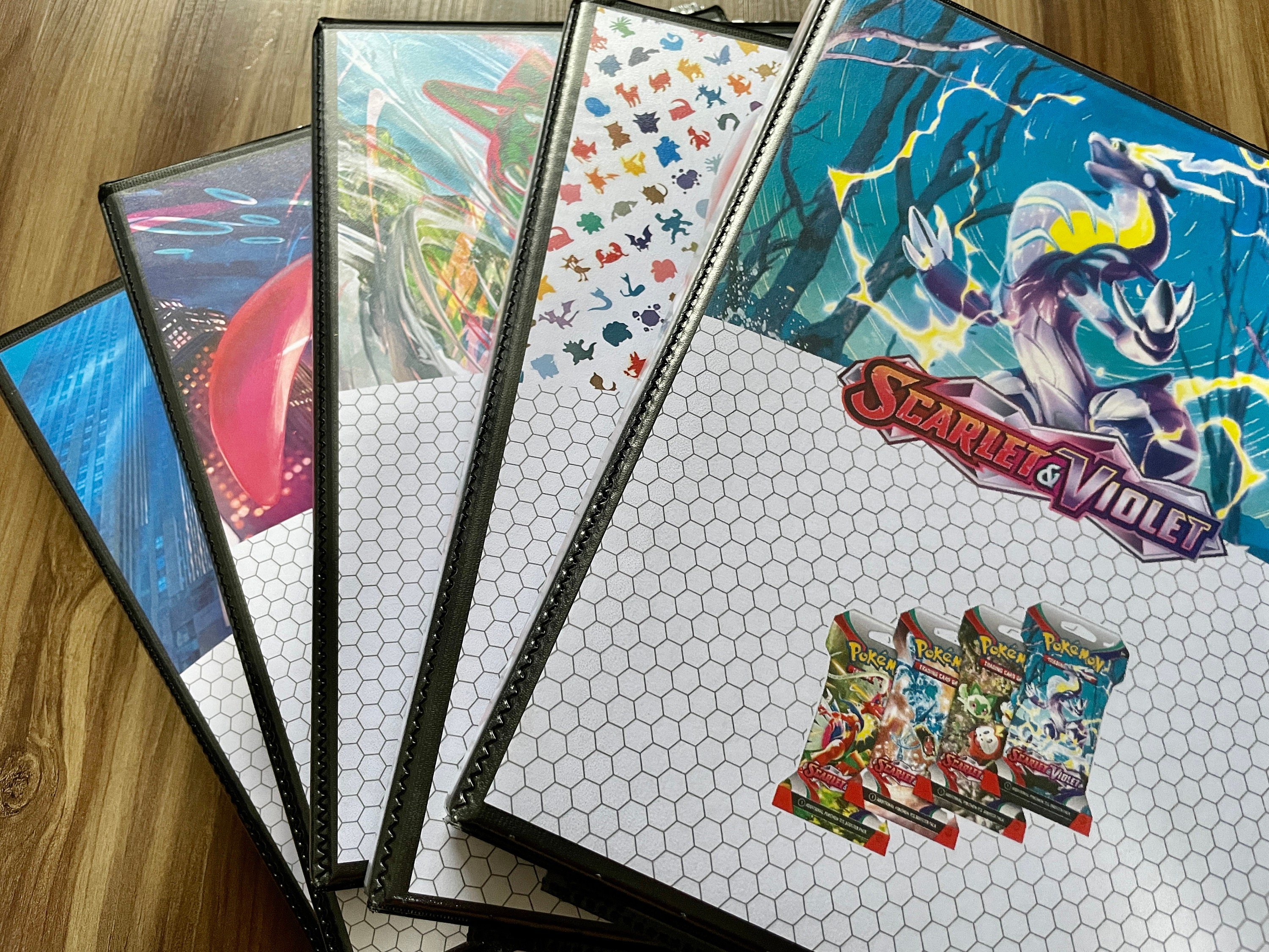 Covers for ALL Scarlet & Violet (SV) Pokemon TCG Sets: Inc Black Bolt ...
