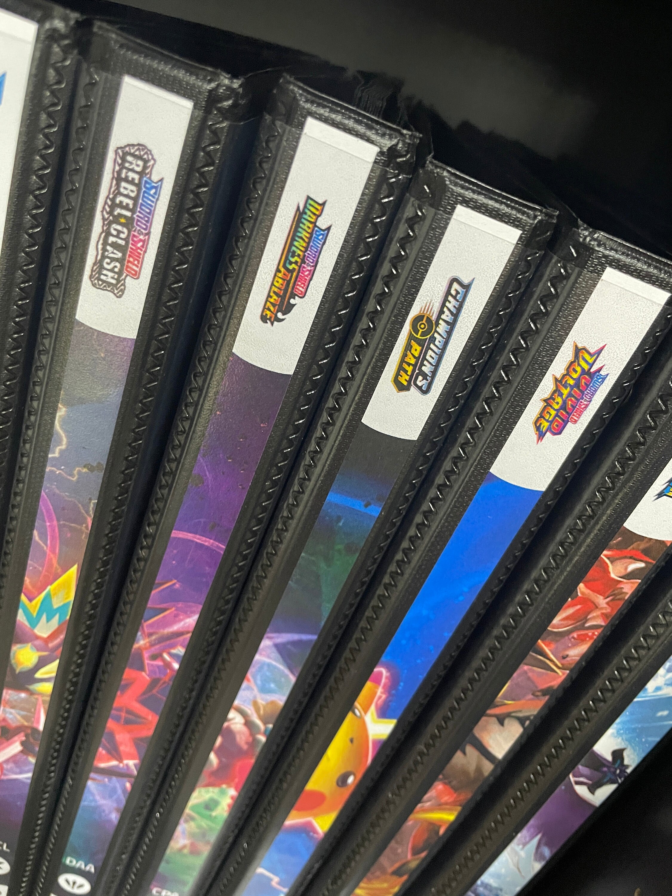 Sword & Shield (SWSH) Pokemon TCG: Binder Spines for Every Set ...