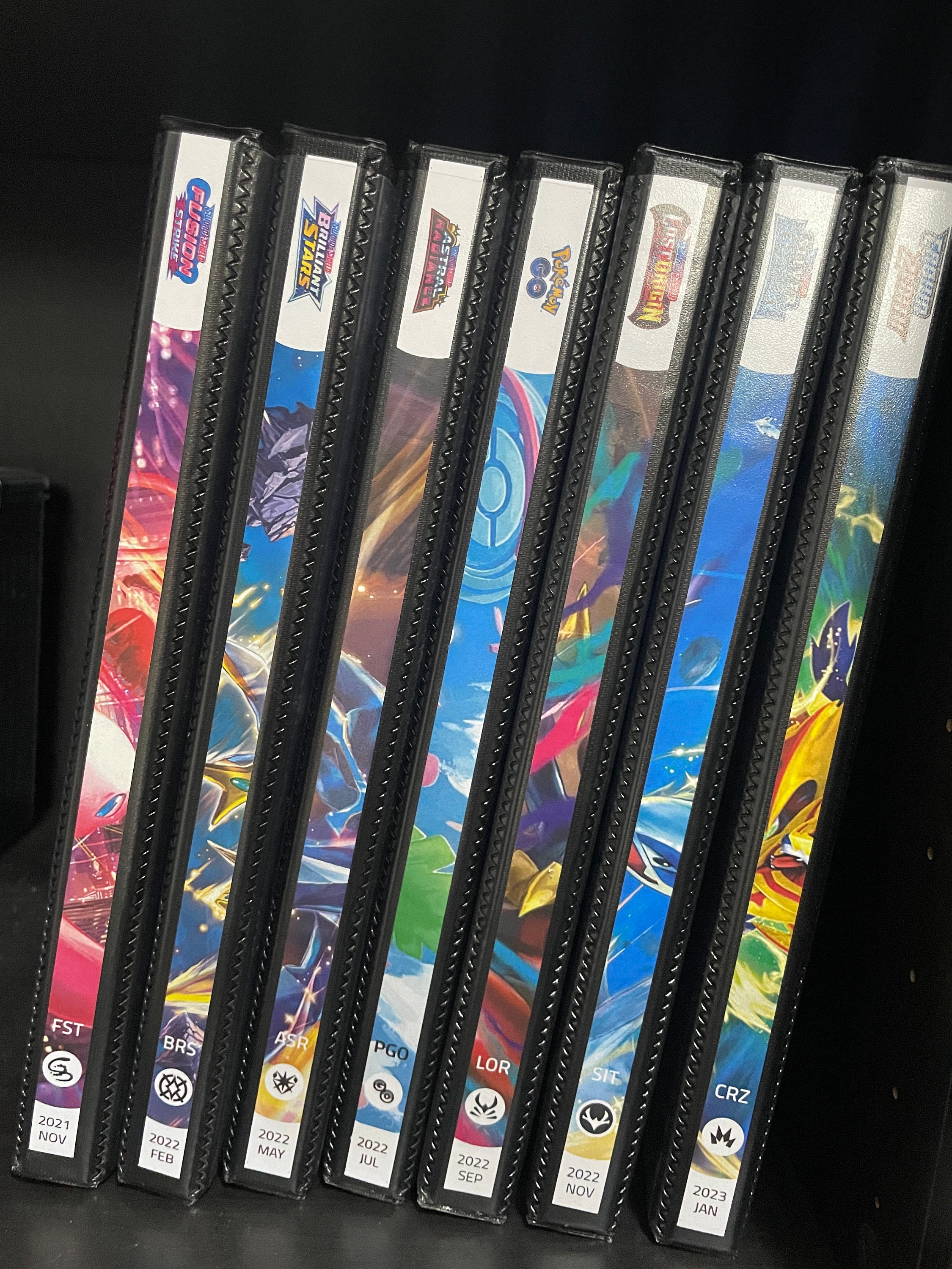 Sword & Shield (SWSH) Pokemon TCG: Binder Spines for Every Set ...