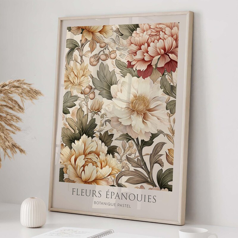 Floral Poster - Etsy