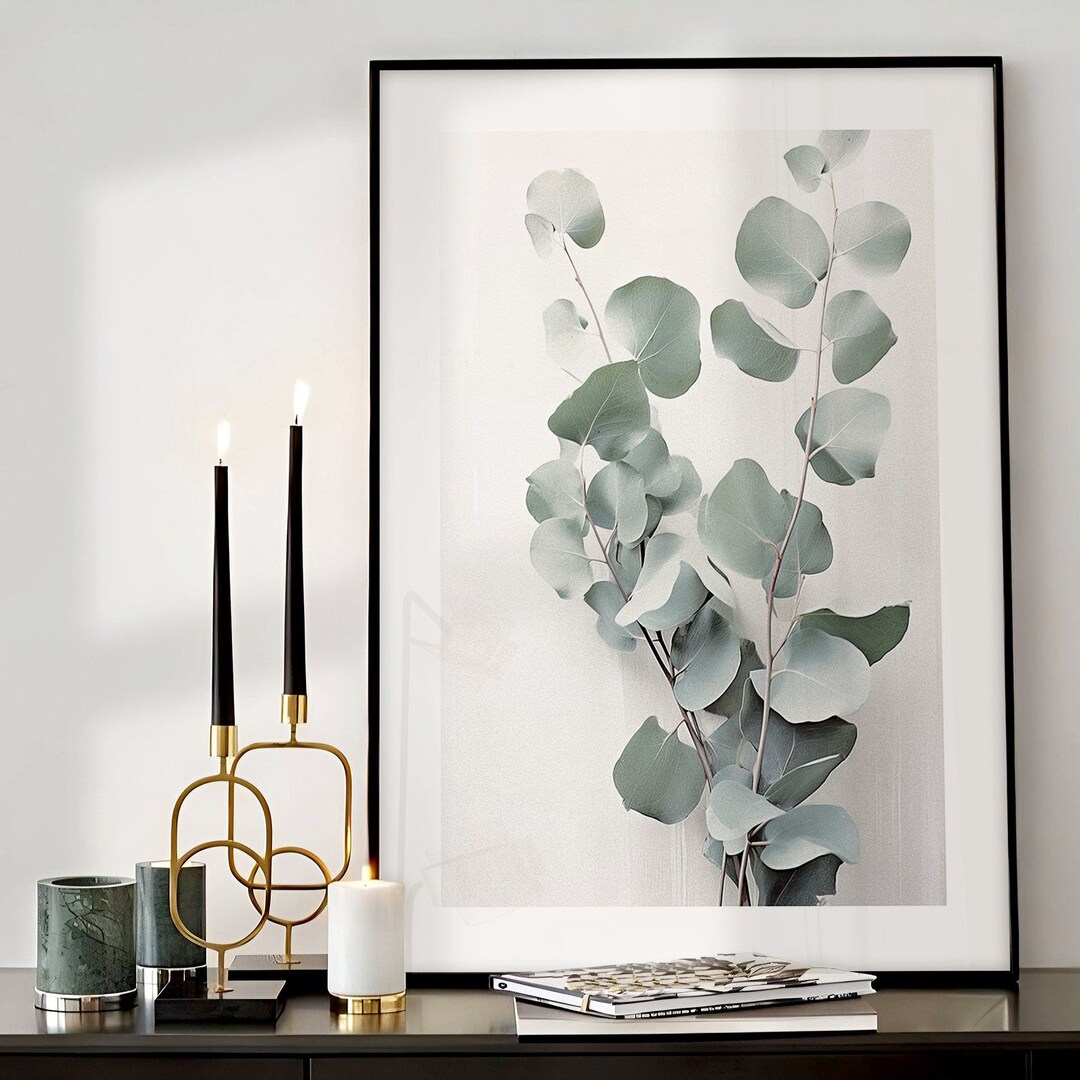 Eucalyptus Twigs Poster Eucalyptus Branch Bouquet - Etsy