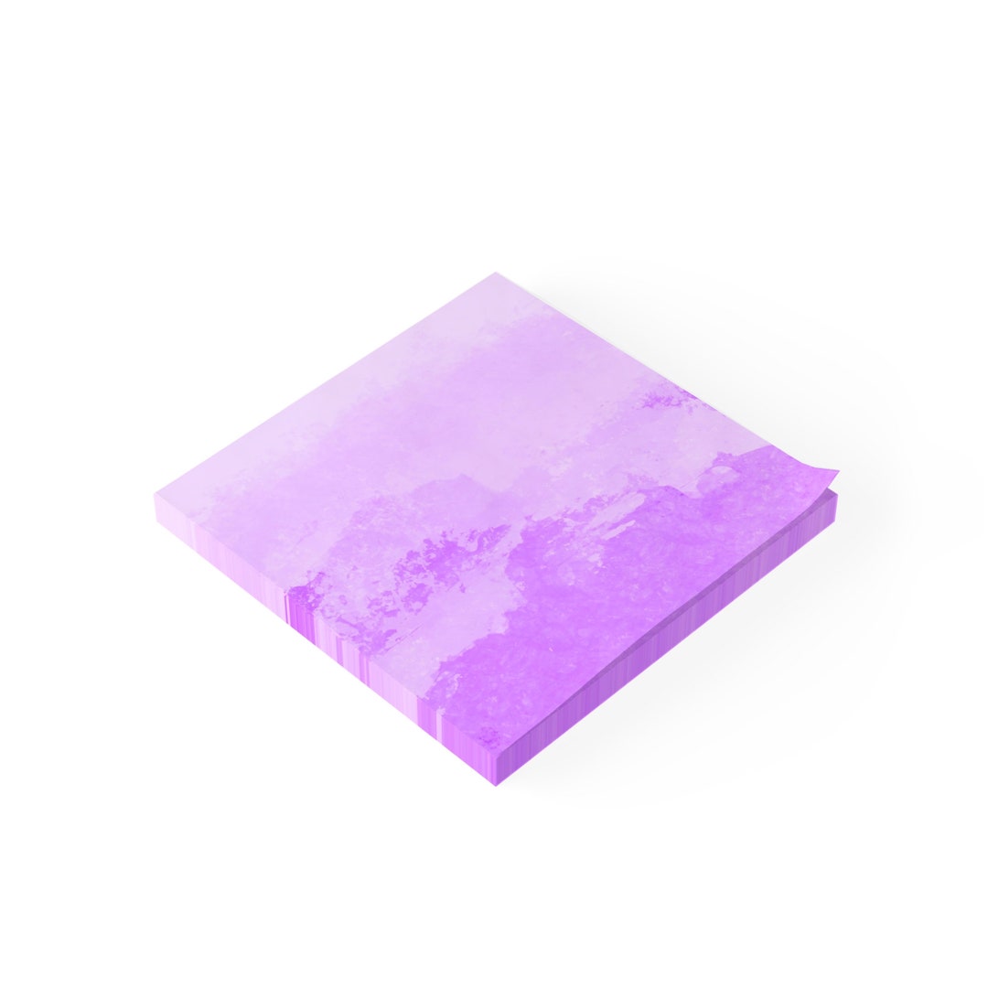 Painted Purple Post-it® Note Pads - Etsy