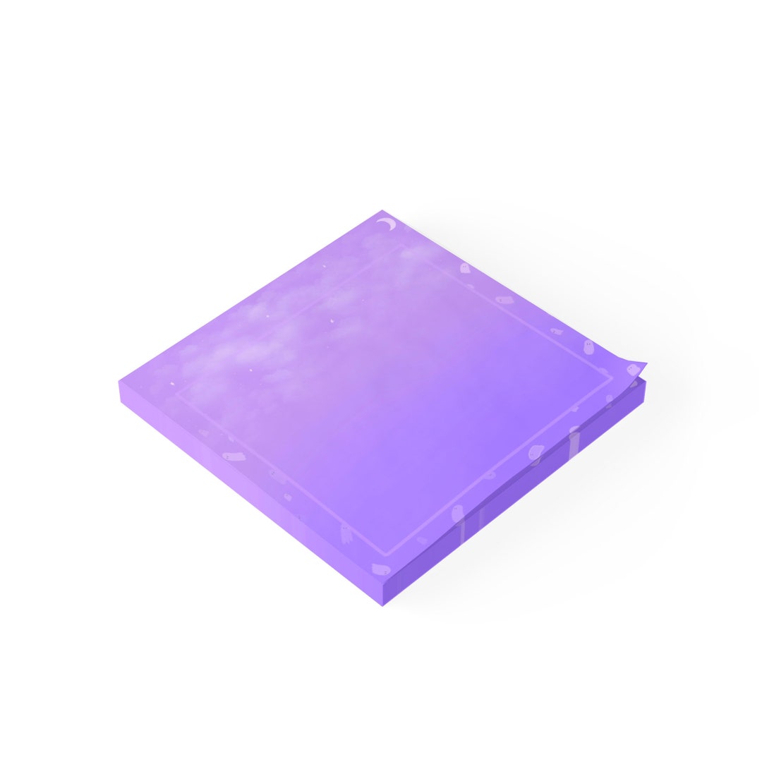 White Washed Moonlit Ghosts Post-it® Note Pads - Etsy