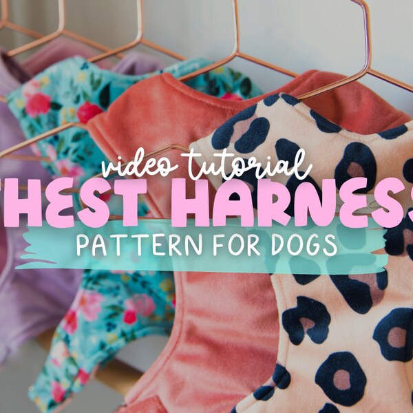 Dog Harness Sewing Pattern - Etsy