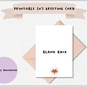 Printable Happy Holidays Greeting Card, Digital Christmas Card, 5x7 ...