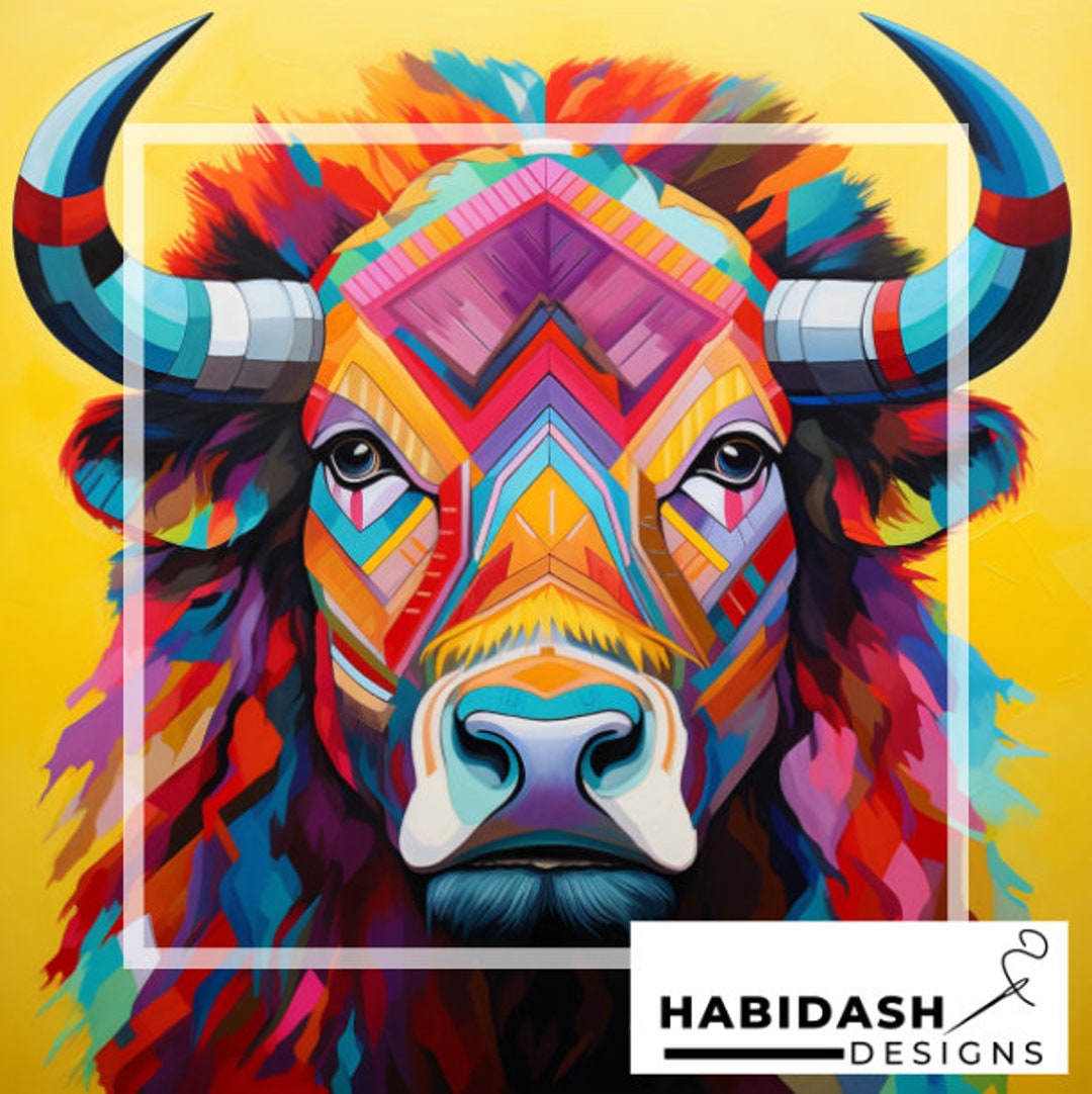 Buffalo Cross-stitch PDF Pattern - Habidash Designs - Etsy