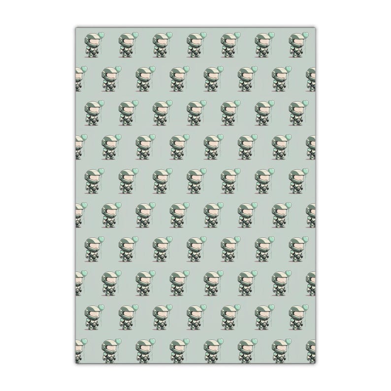 Cute Wrapping Paper Sheets, Master Chief Halo Video Game Themed Gift ...