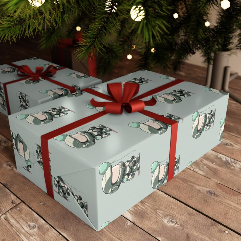 Cute Wrapping Paper Sheets, Master Chief Halo Video Game Themed Gift ...