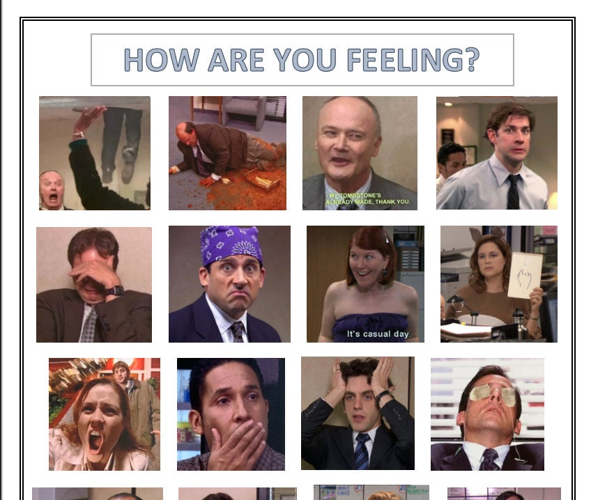 The Office Mood Board - Etsy