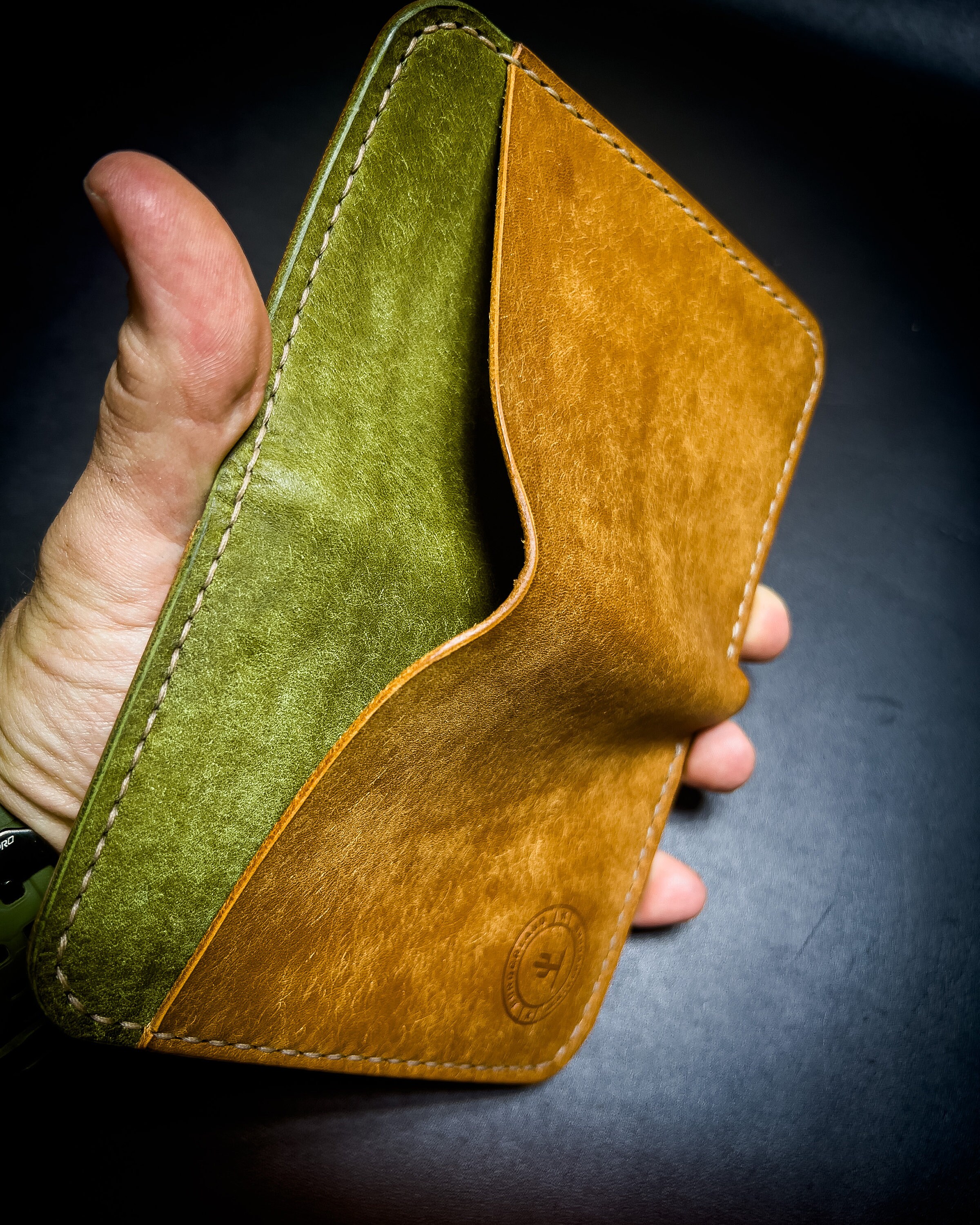 The Mccraw Handmade Leather USBP Badge Wallet - Etsy