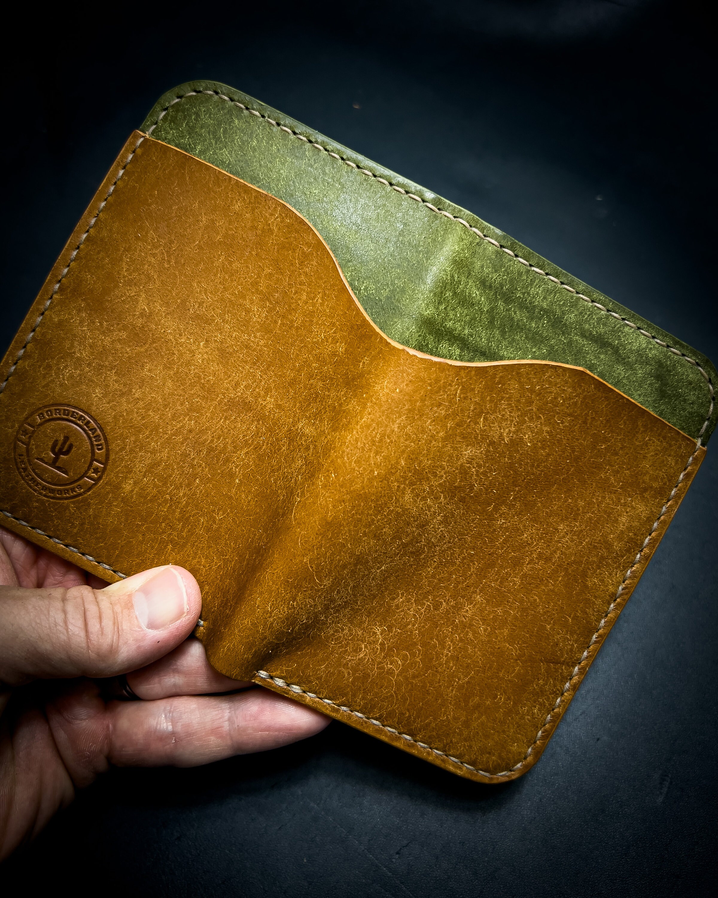 The Mccraw Handmade Leather USBP Badge Wallet - Etsy
