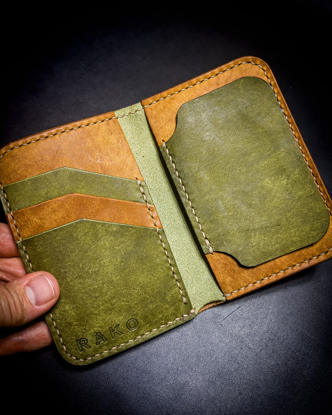 The Mccraw Handmade Leather USBP Badge Wallet - Etsy