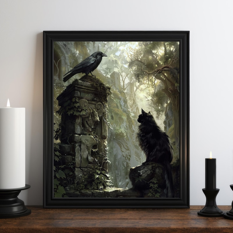 Raven Wall Decor - Etsy