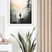 Minimalist Hiking Painting Wall Art Print, Nature Art, Forest Print ...