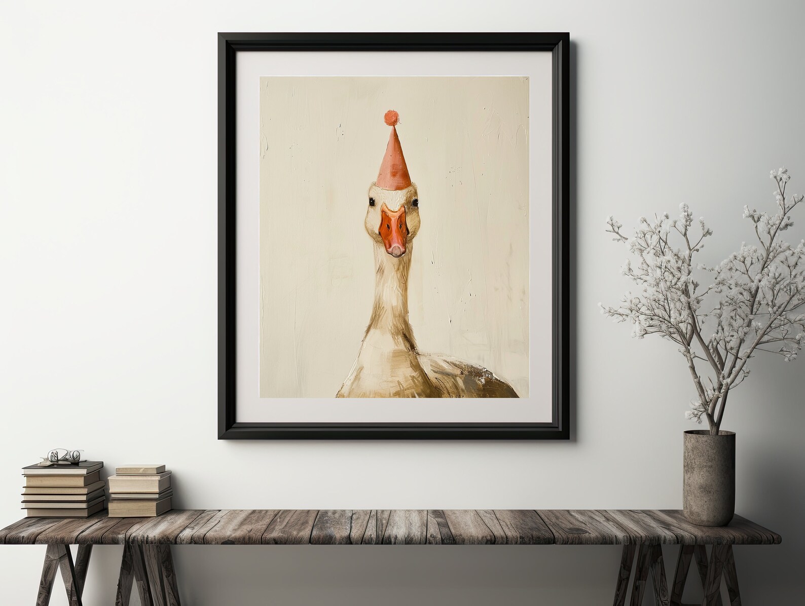 Silly Goose Wall Art Print, Bohomodern Wall Print, Nursery Wall Art ...