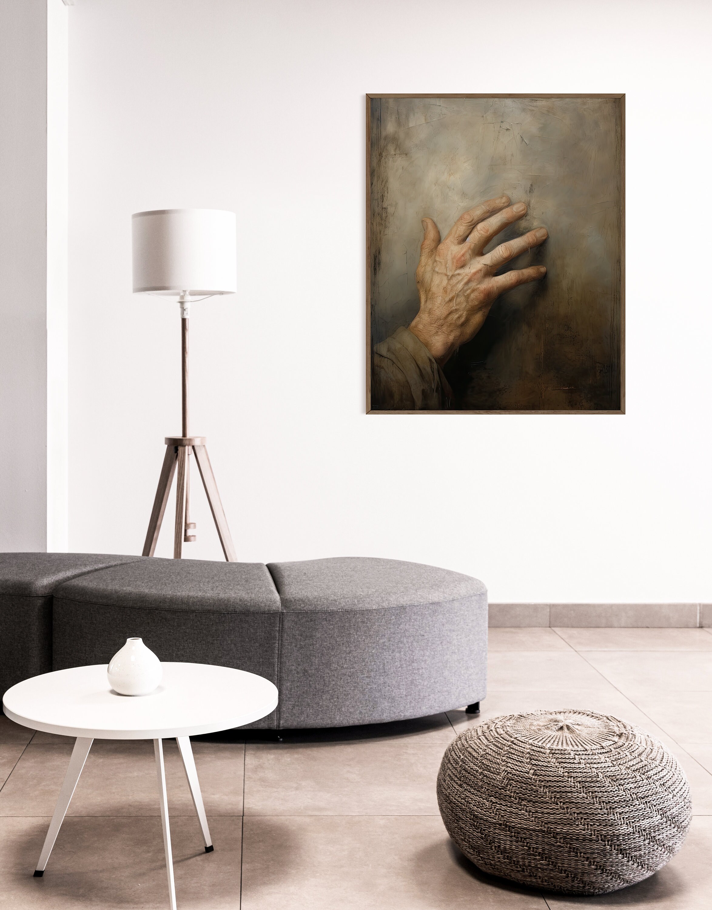 Dark Academia Surreal Hand Oil Painting Dark Wall Art Moody - Etsy