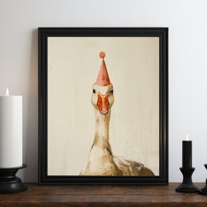 Silly Goose Wall Art Print, Bohomodern Wall Print, Nursery Wall Art ...