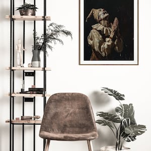 Crying Jester Wall Art Print, Accidental Renaissance Art, Clown Art ...