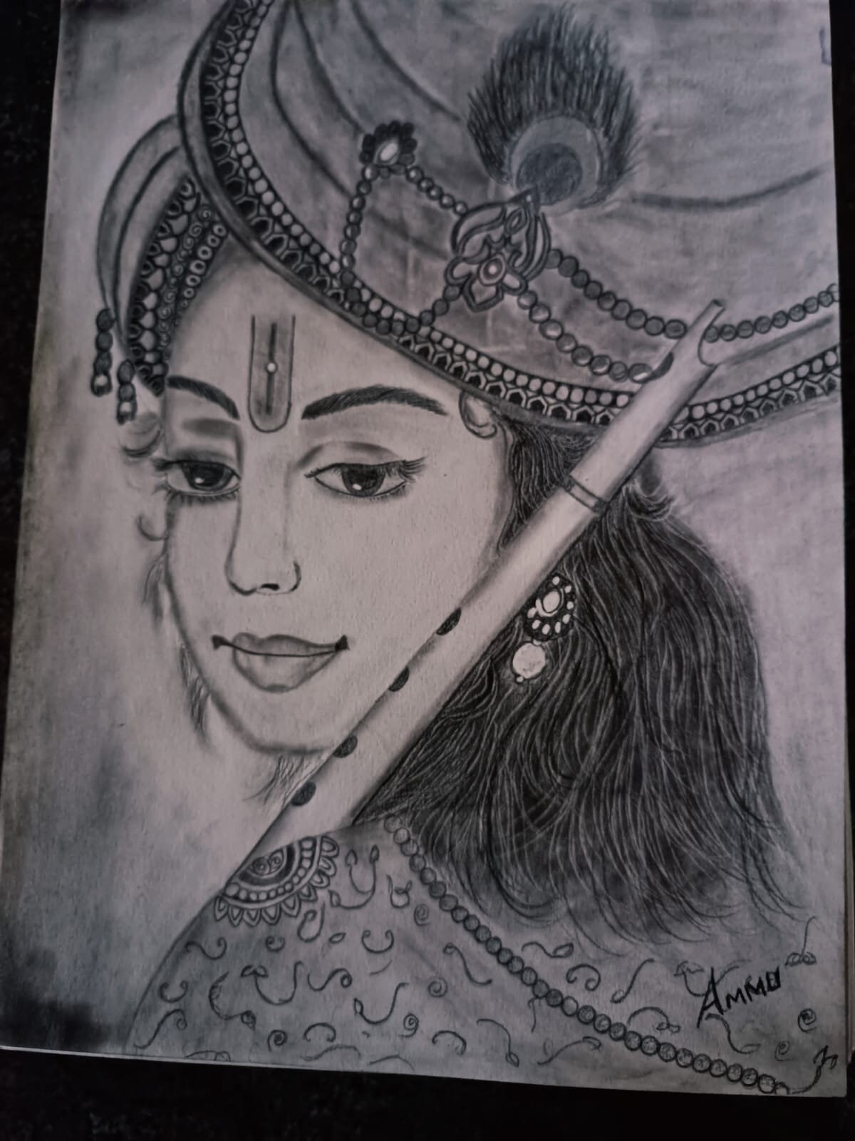 Lord Krishna Drawings Pencil