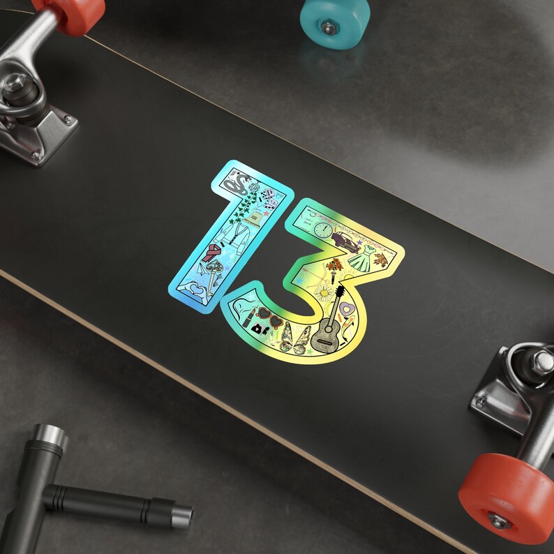 13 I Spy Holographic Die-cut Sticker / Taylor Swift Sticker - Etsy